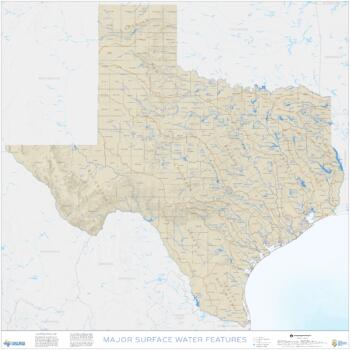 Map of Rivers and Lakes of Texas | Texapedia