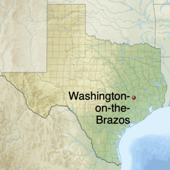 The First Capital of Texas: Washington-on-the-Brazos | Texapedia